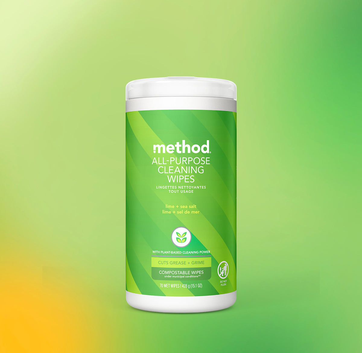 method | All-Purpose Cleaning Wipes, Lime + Sea Salt, 70 ct – method ...