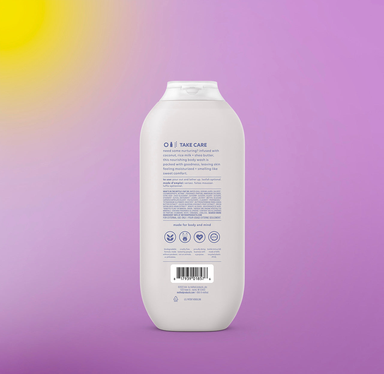 Shea Butter, Coconut, & Rice Milk Body Wash | Simply Nourish - 18 oz ...