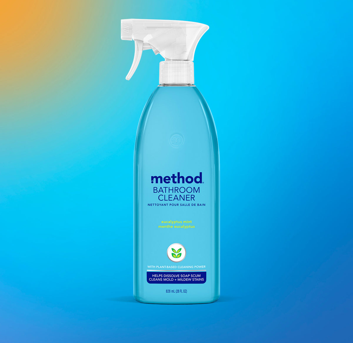 method | Bathroom Cleaner, Eucalyptus Mint, 28 oz – method products