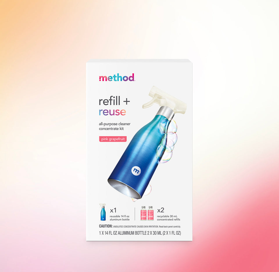 All-Purpose Cleaner: 2-pack Concentrated Refill - Pink Grapefruit, 2 fl ...