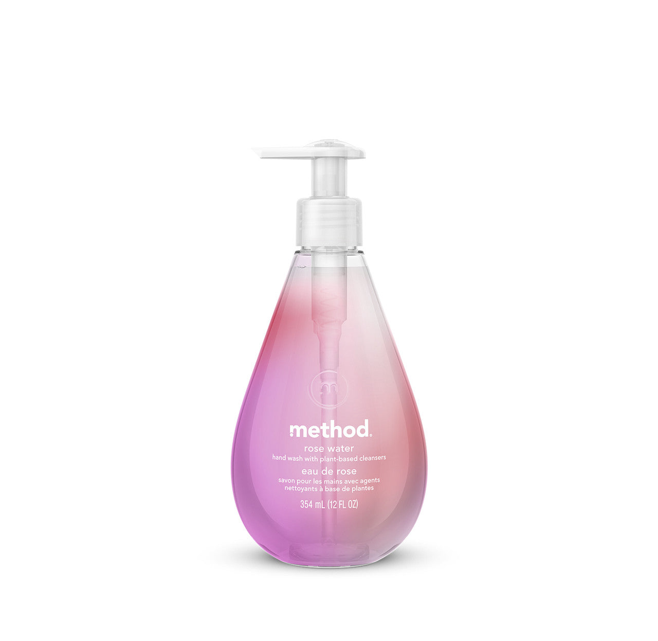 method | Gel Hand Wash, Rose Water, 12 oz – method products