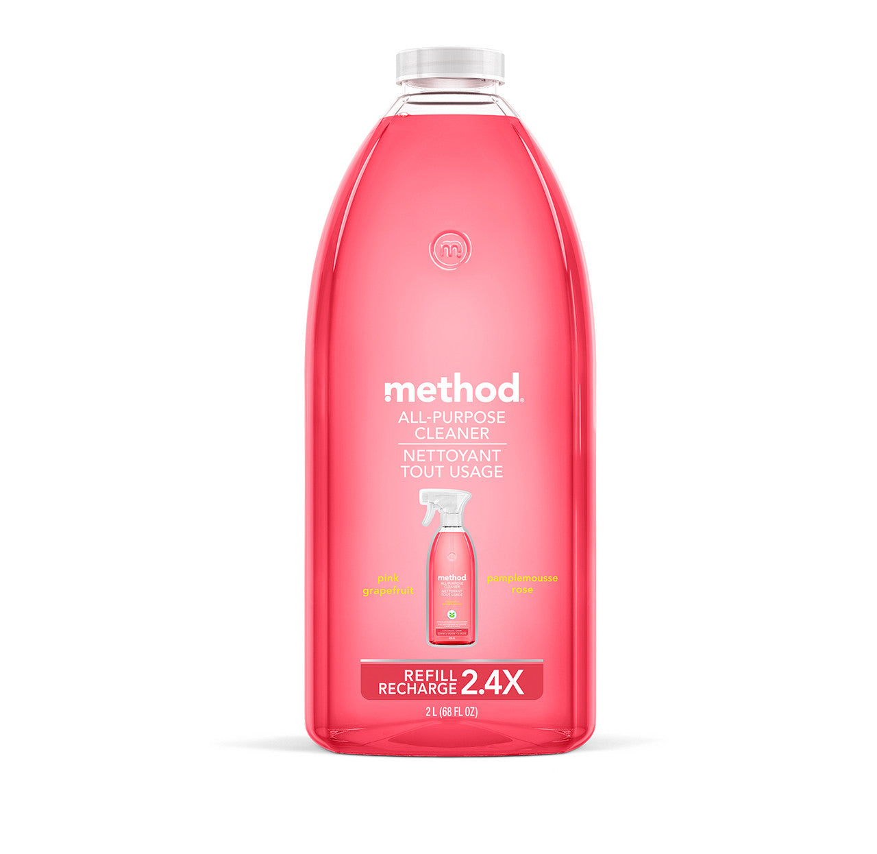 method | All-Purpose Cleaner Refill, Pink Grapefruit, 68 fl oz – method ...