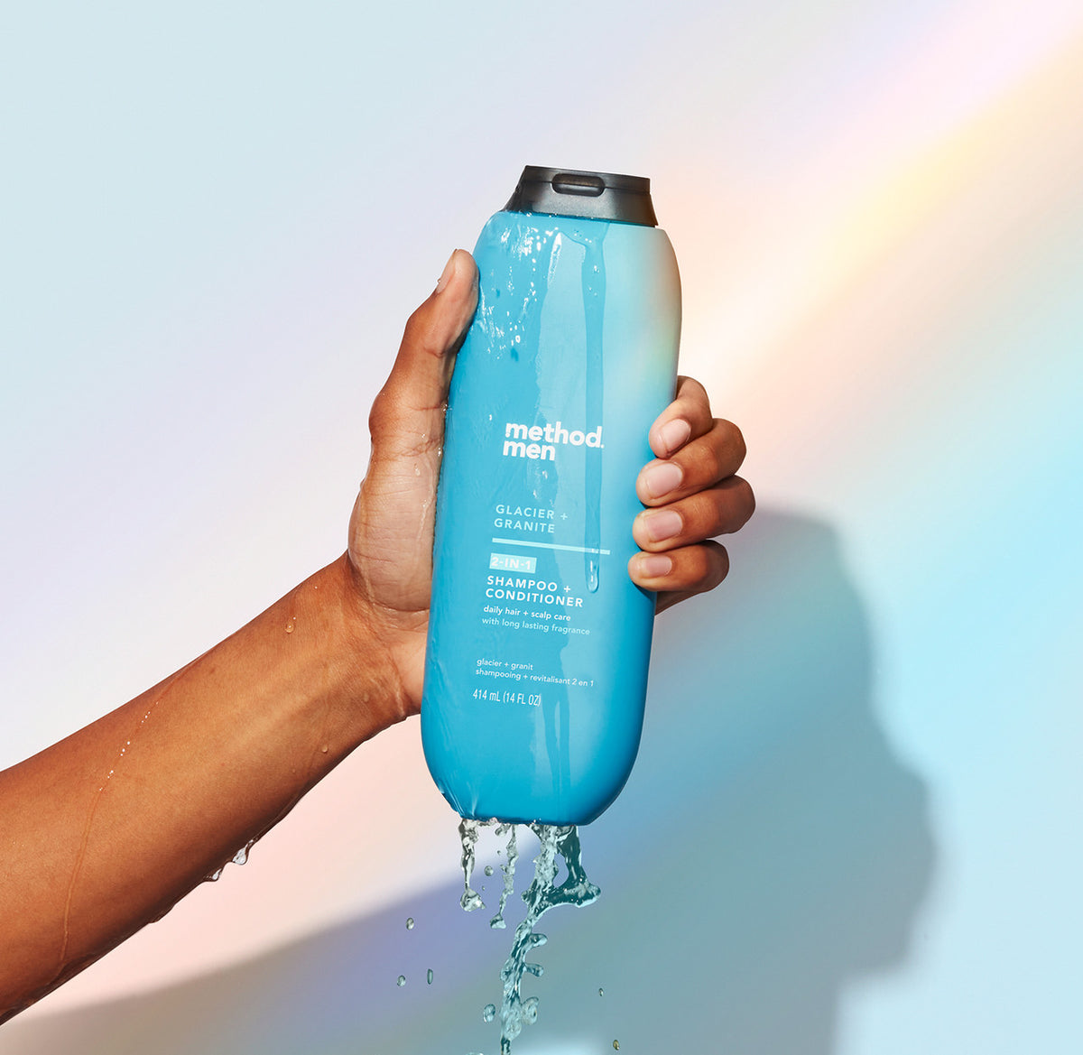 method | Men 2 in 1 Shampoo and Conditioner - Glacier + Granite - 14 oz ...