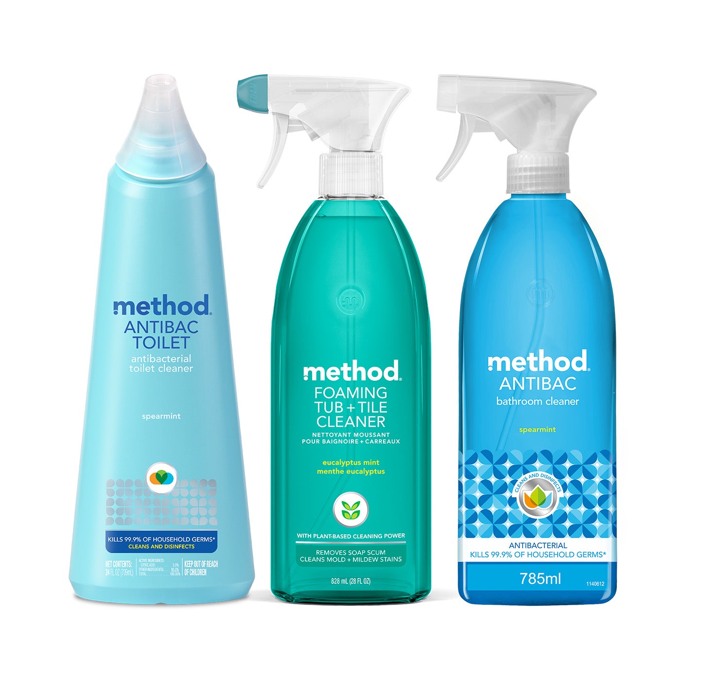 bathroom cleaning variety trio, 80 oz – method products