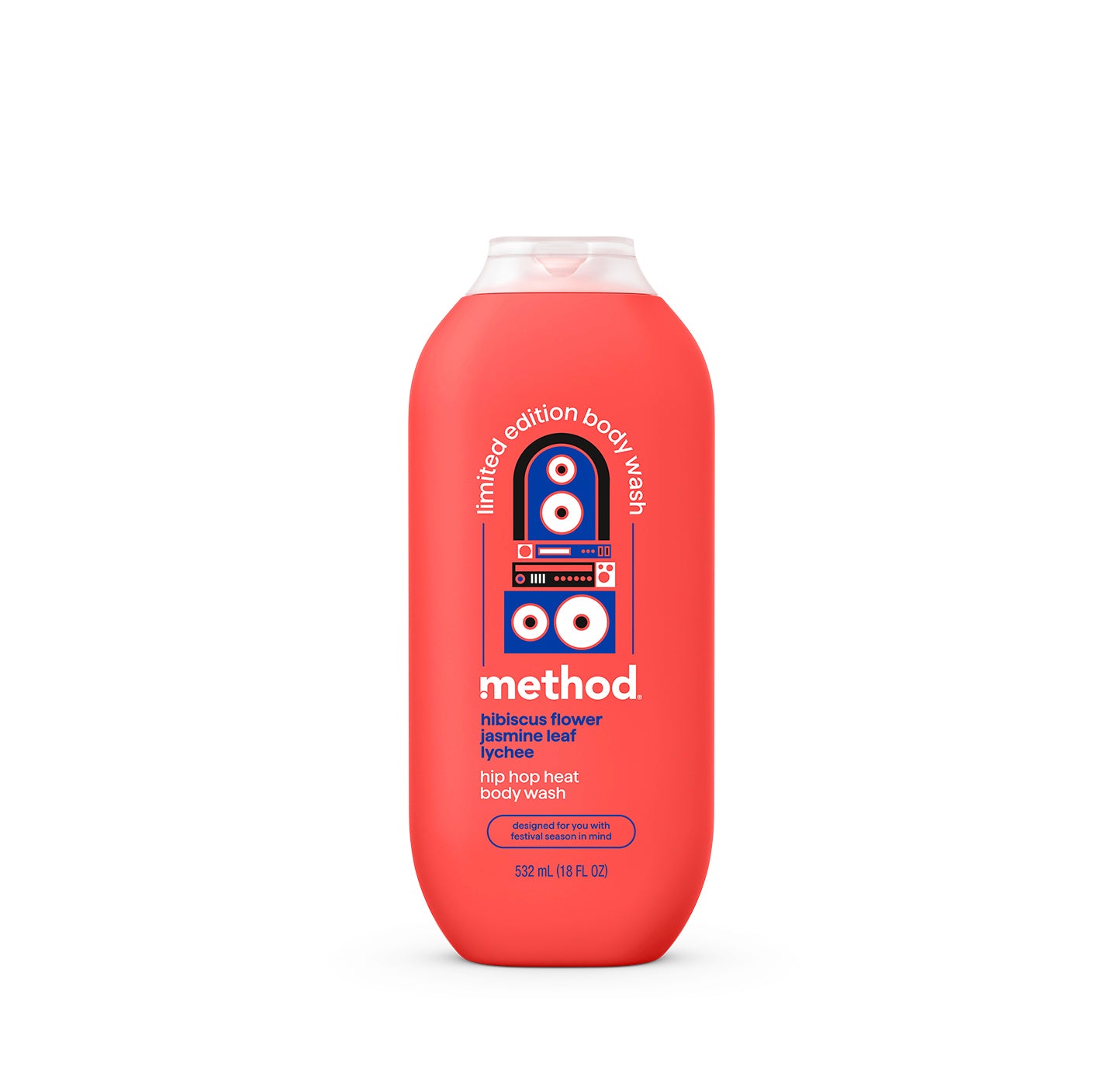 Hibiscus Body Wash | Hip Hop Heat - 18 oz | Method Body – method products