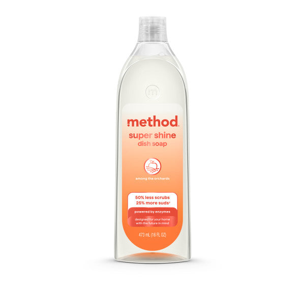 super shine liquid dish soap - among the orchards, 16 fl oz – method ...